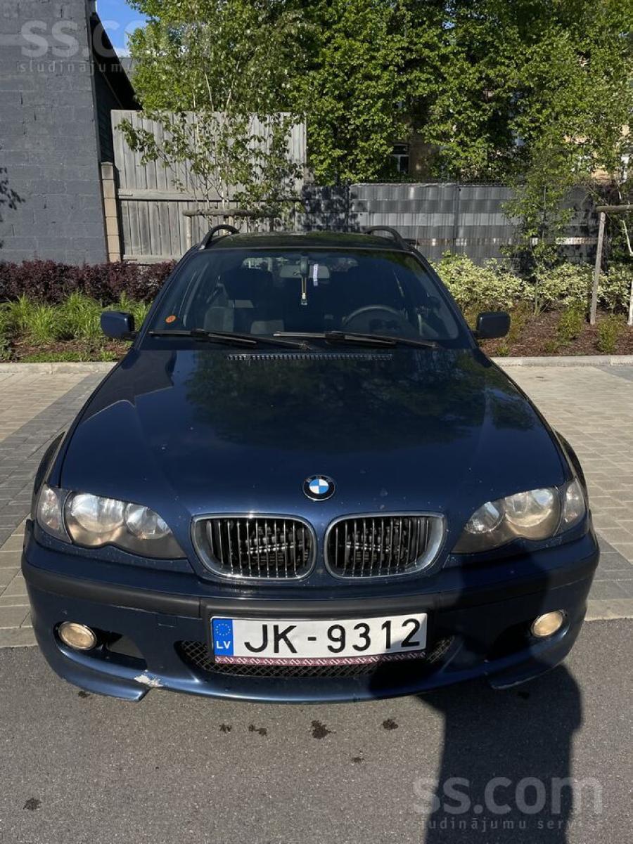 Blue BMW 320 2003 in Riga, with an engine capacity of 2.00 L and mileage of 0 thousand km for 1600 €, photo 1 on AUTOMOTO.COM.LV