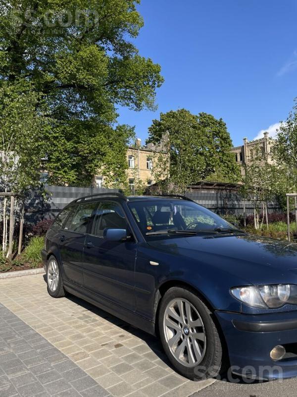 Blue BMW 320 2003 in Riga, with an engine capacity of 2.00 L and mileage of 0 thousand km for 1600 €, photo 2 on AUTOMOTO.COM.LV