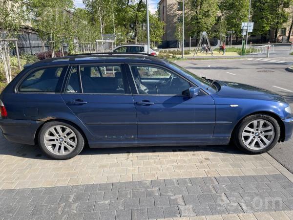 Blue BMW 320 2003 in Riga, with an engine capacity of 2.00 L and mileage of 0 thousand km for 1600 €, photo 3 on AUTOMOTO.COM.LV