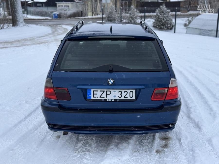 Blue BMW 320 2003 in Ukmerge, with an engine capacity of 2.00 L and mileage of 324 thousand km for 950 €, photo 4 on AUTOMOTO.COM.LV