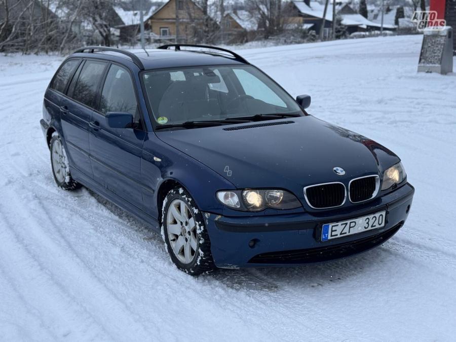 Blue BMW 320 2003 in Ukmerge, with an engine capacity of 2.00 L and mileage of 324 thousand km for 950 €, photo 7 on AUTOMOTO.COM.LV