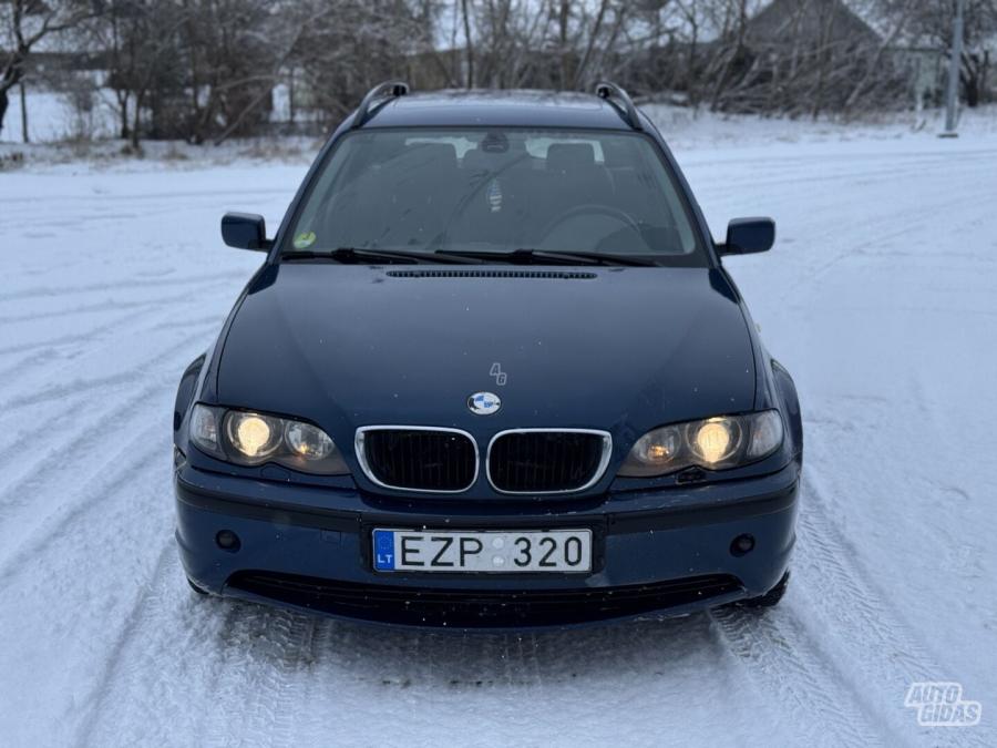 Blue BMW 320 2003 in Ukmerge, with an engine capacity of 2.00 L and mileage of 324 thousand km for 950 €, photo 8 on AUTOMOTO.COM.LV