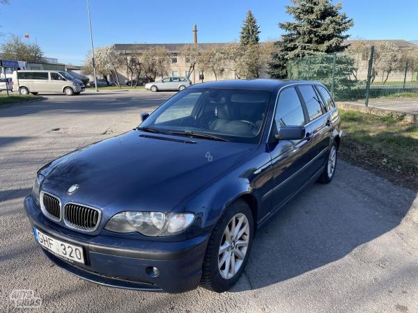 Blue BMW 320 2003 in Jonava, with an engine capacity of 2.00 L and mileage of 430 thousand km for 1900 €, photo 1 on AUTOMOTO.COM.LV