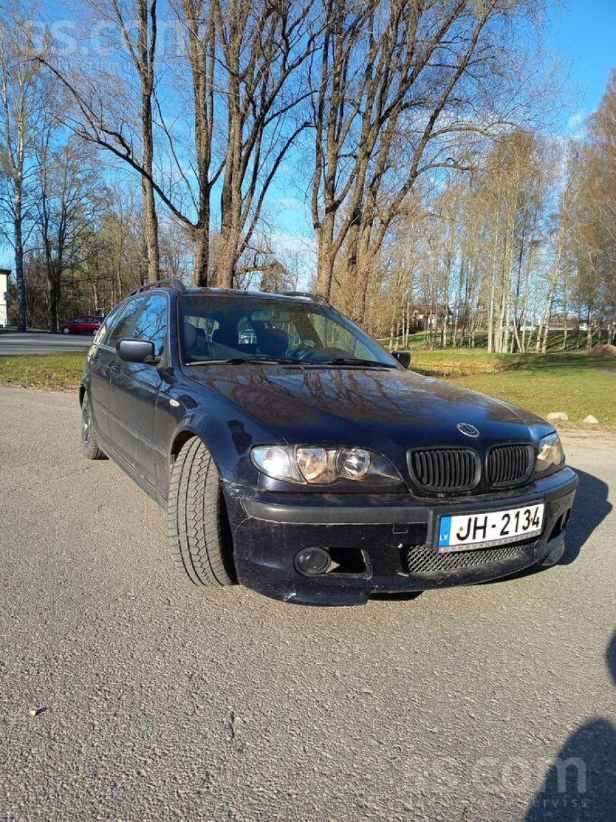Blue BMW 320 2003 in Riga, with an engine capacity of 2.00 L and mileage of 454 thousand km for 1800 €, photo 1 on AUTOMOTO.COM.LV