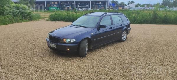 Blue BMW 320 2003 in Riga, with an engine capacity of 2.00 L and mileage of 420 thousand km for 1800 €, photo 1 on AUTOMOTO.COM.LV