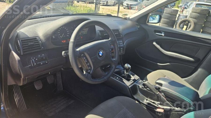 Blue BMW 320 2003 in Riga, with an engine capacity of 2.00 L and mileage of 0 thousand km for 2250 €, photo 9 on AUTOMOTO.COM.LV