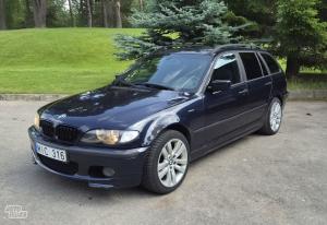 Blue BMW 320 2003 in Kaunas, with an engine capacity of 2.00 L and mileage of 336 thousand km for 1650 €, photo 4 on AUTOMOTO.COM.LV