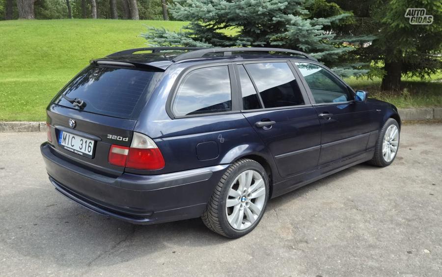 Blue BMW 320 2003 in Kaunas, with an engine capacity of 2.00 L and mileage of 336 thousand km for 1650 €, photo 5 on AUTOMOTO.COM.LV