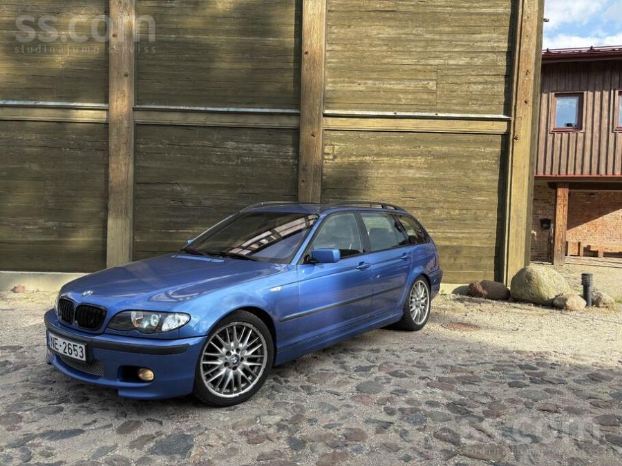 Blue BMW 320 2003 in Jelgava, with an engine capacity of 2.00 L and mileage of 363 thousand km for 2400 €, photo 3 on AUTOMOTO.COM.LV