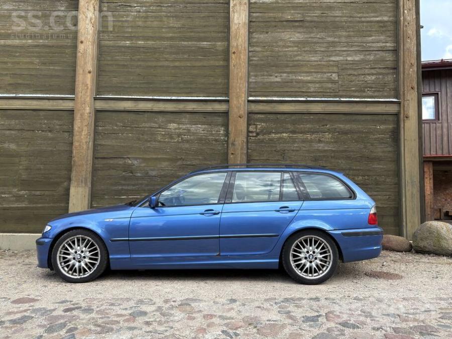 Blue BMW 320 2003 in Jelgava, with an engine capacity of 2.00 L and mileage of 363 thousand km for 2400 €, photo 10 on AUTOMOTO.COM.LV