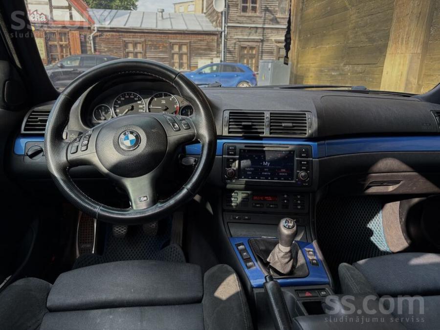 Blue BMW 320 2003 in Jelgava, with an engine capacity of 2.00 L and mileage of 363 thousand km for 2400 €, photo 11 on AUTOMOTO.COM.LV