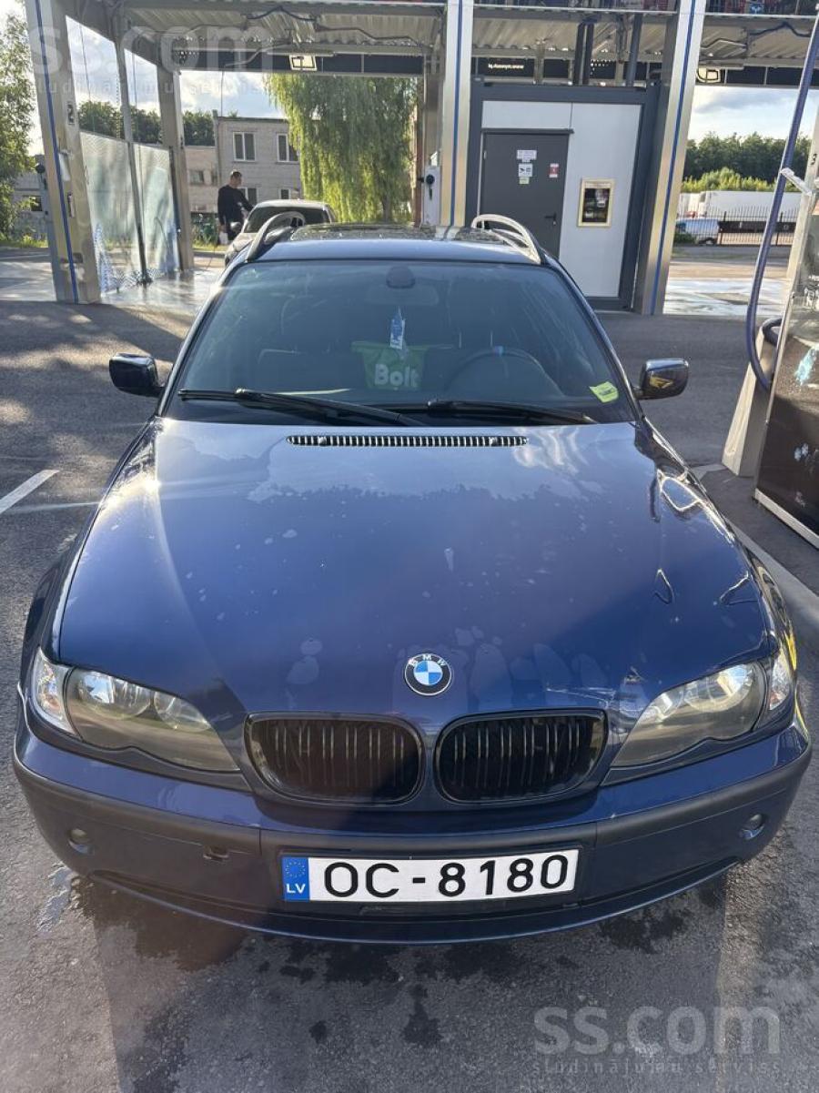 Синий БМВ 320 2003 в Даугавпилс, объемом двигателя 2.00 л и пробегом 311 тыс. км за 2600 €, фото 1 на AUTOMOTO.COM.LV