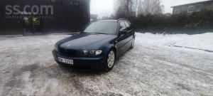 Blue BMW 320 2003 in Riga, with an engine capacity of 2.00 L and mileage of 410 thousand km for 1650 €, photo  on AUTOMOTO.COM.LV