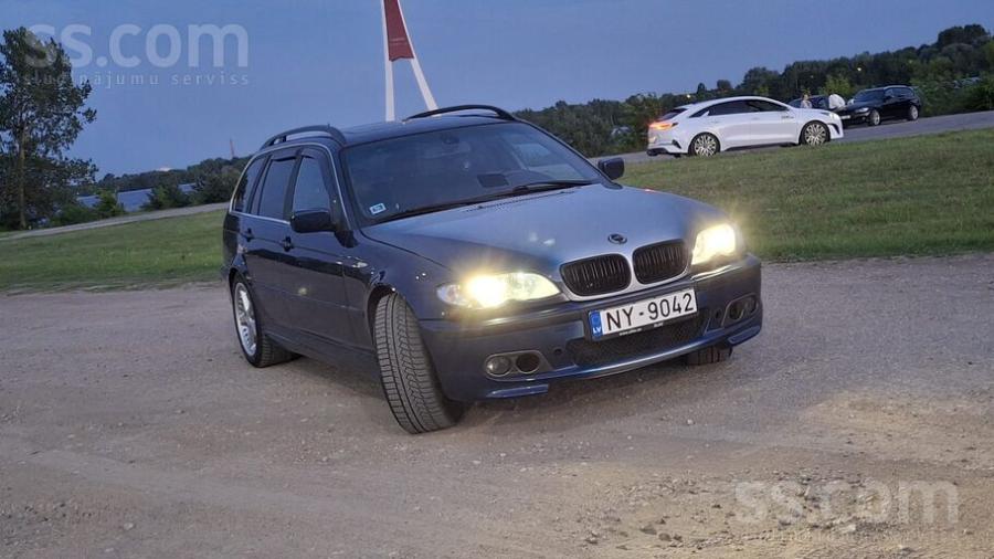 Blue BMW 320 2004 in Riga, with an engine capacity of 2.00 L and mileage of 369 thousand km for 3250 €, photo 1 on AUTOMOTO.COM.LV