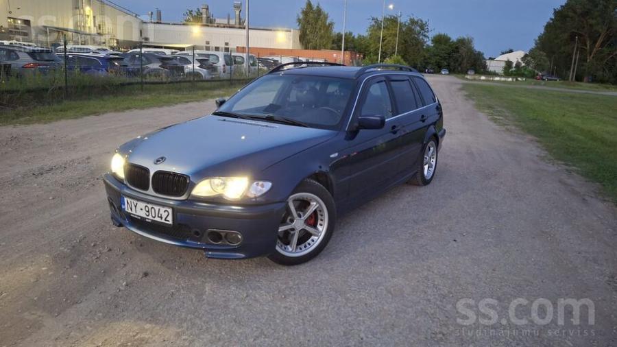 Blue BMW 320 2004 in Riga, with an engine capacity of 2.00 L and mileage of 369 thousand km for 3250 €, photo 2 on AUTOMOTO.COM.LV