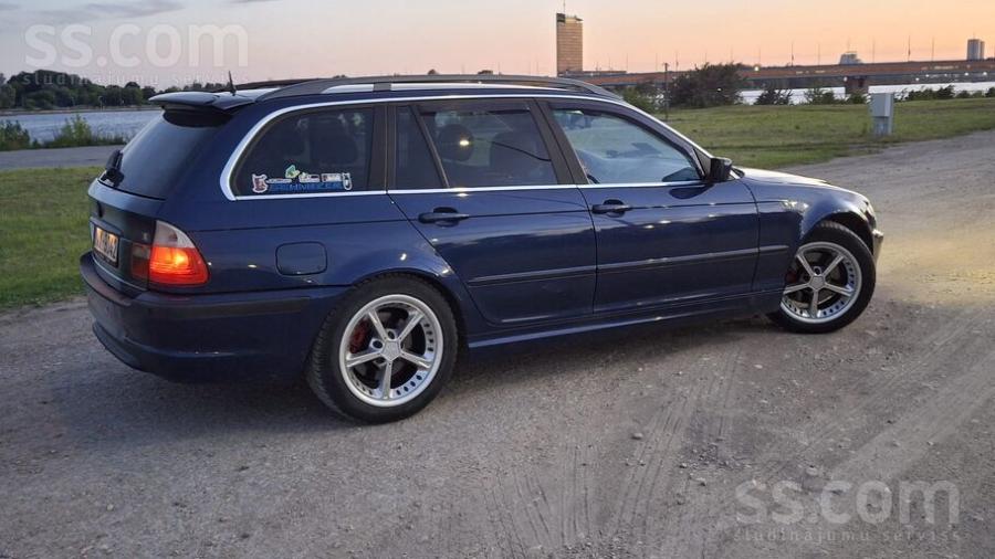 Blue BMW 320 2004 in Riga, with an engine capacity of 2.00 L and mileage of 369 thousand km for 3250 €, photo 3 on AUTOMOTO.COM.LV