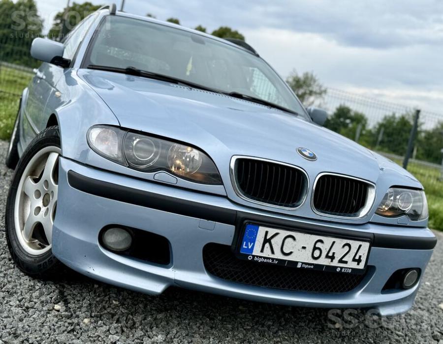 Blue BMW 320 2004 in Riga, with an engine capacity of 2.00 L and mileage of 0 thousand km for 2790 €, photo 1 on AUTOMOTO.COM.LV