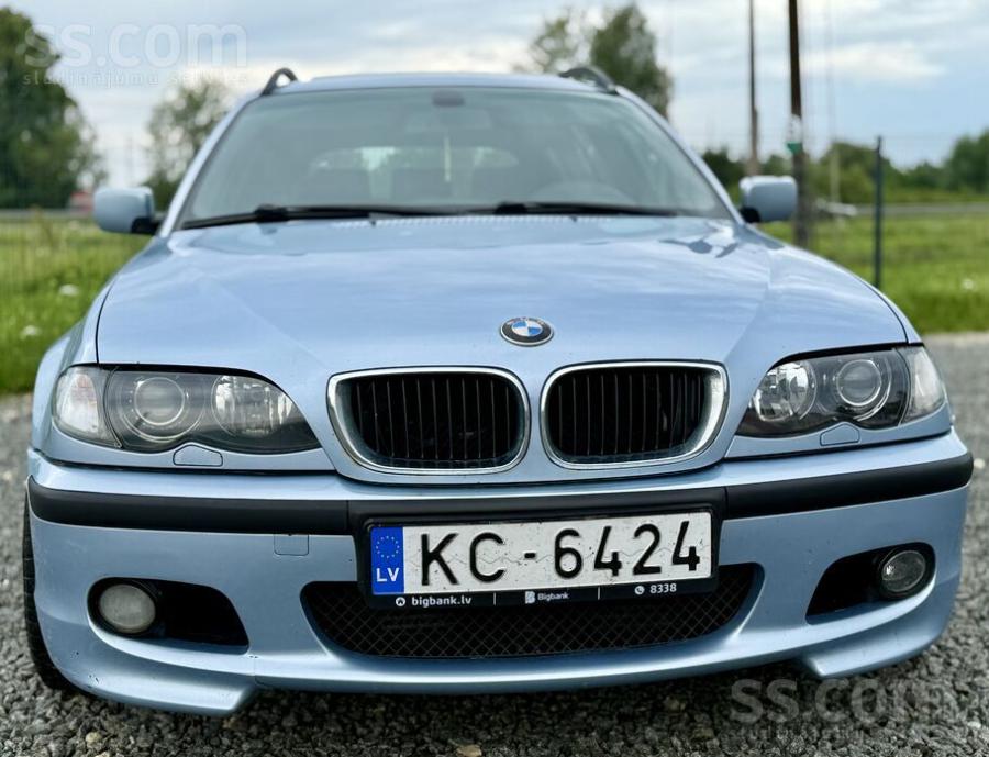 Blue BMW 320 2004 in Riga, with an engine capacity of 2.00 L and mileage of 0 thousand km for 2790 €, photo 2 on AUTOMOTO.COM.LV
