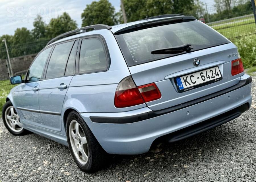 Blue BMW 320 2004 in Riga, with an engine capacity of 2.00 L and mileage of 0 thousand km for 2790 €, photo 8 on AUTOMOTO.COM.LV