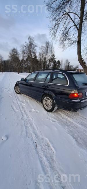 Blue BMW 320 2004 in Valka, with an engine capacity of 2.00 L and mileage of 430 thousand km for 2300 €, photo 2 on AUTOMOTO.COM.LV
