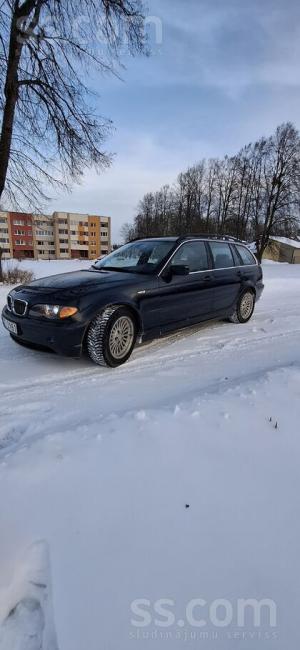Blue BMW 320 2004 in Valka, with an engine capacity of 2.00 L and mileage of 430 thousand km for 2300 €, photo 3 on AUTOMOTO.COM.LV