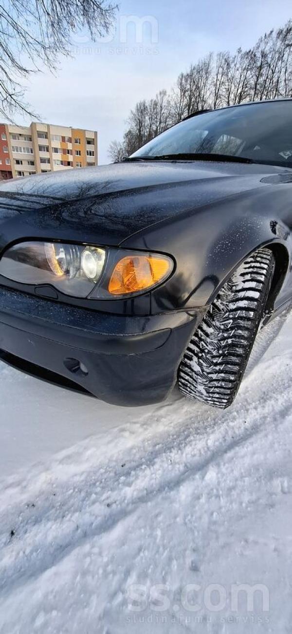 Blue BMW 320 2004 in Valka, with an engine capacity of 2.00 L and mileage of 430 thousand km for 2300 €, photo 4 on AUTOMOTO.COM.LV