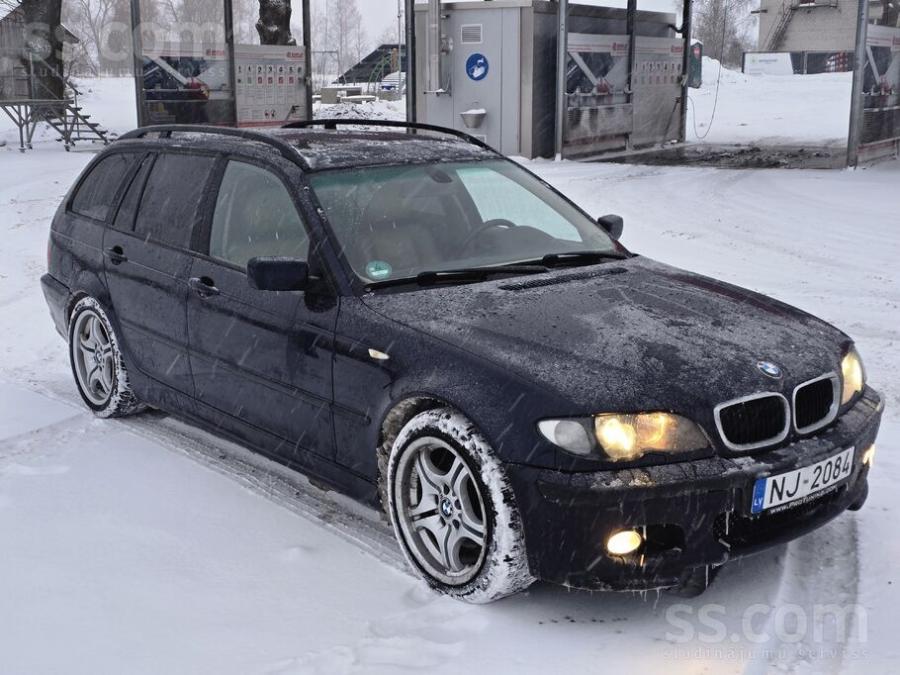 Blue BMW 320 2004 in Jelgava, with an engine capacity of 2.00 L and mileage of 390 thousand km for 2000 €, photo 3 on AUTOMOTO.COM.LV