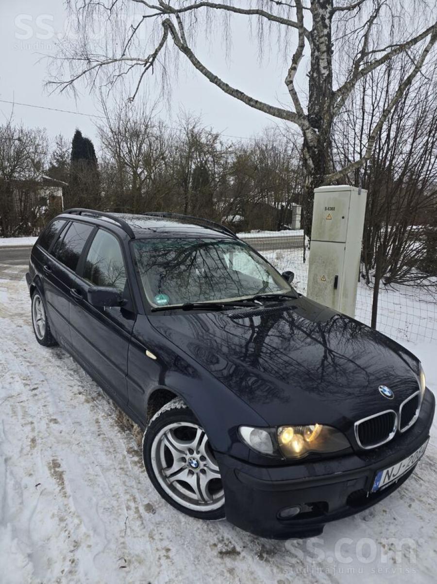 Blue BMW 320 2004 in Jelgava, with an engine capacity of 2.00 L and mileage of 390 thousand km for 2000 €, photo 7 on AUTOMOTO.COM.LV