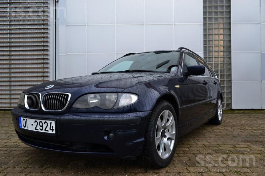 Blue BMW 320 2004 in Riga, with an engine capacity of 2.00 L and mileage of 474 thousand km for 2500 €, photo 1 on AUTOMOTO.COM.LV