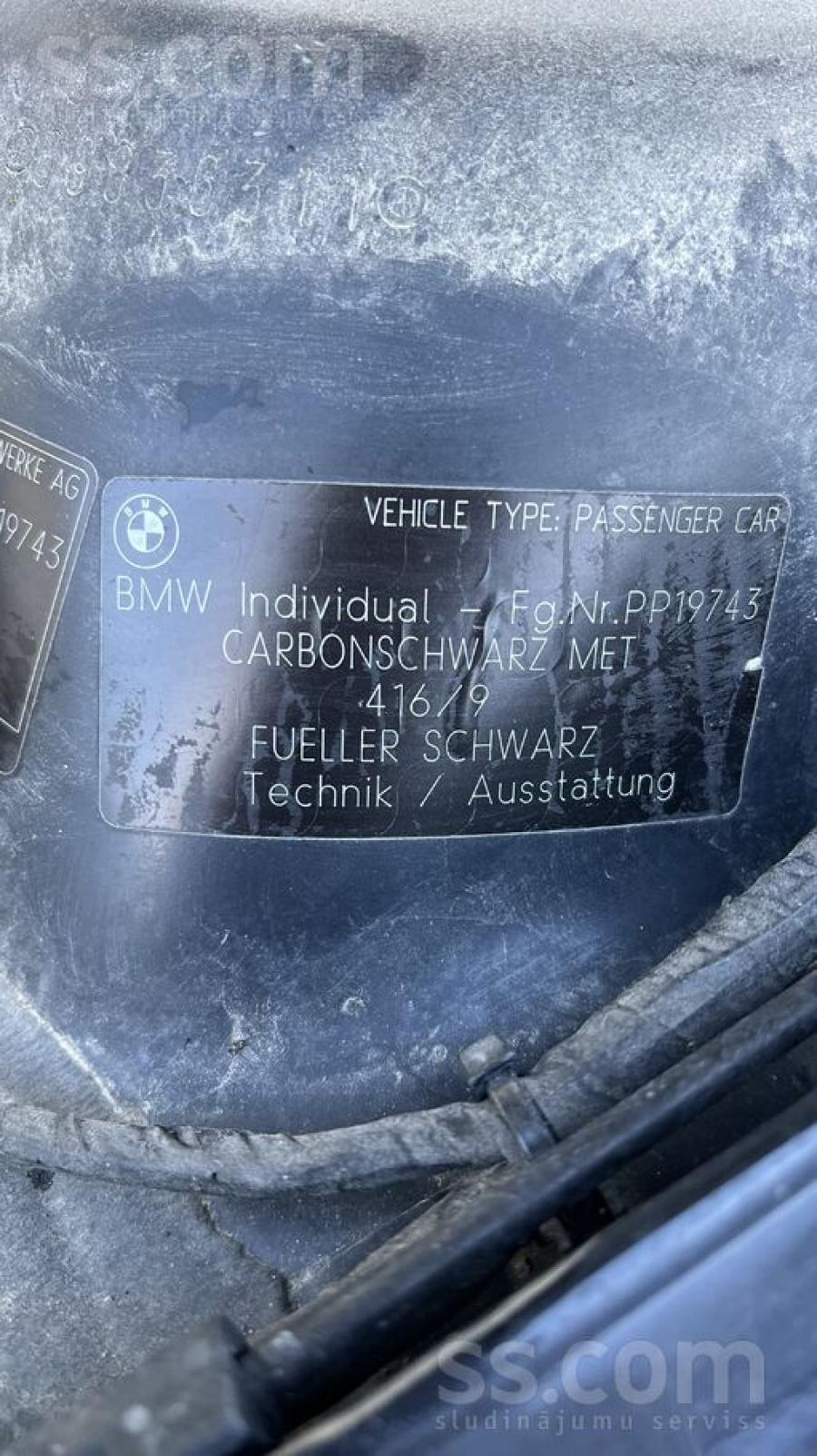 Blue BMW 320 2004 in Bauska, with an engine capacity of 2.00 L and mileage of 345 thousand km for 4000 €, photo 20 on AUTOMOTO.COM.LV