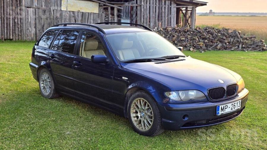 Blue BMW 320 2004 in Jelgava, with an engine capacity of 2.00 L and mileage of 288 thousand km for 3100 €, photo 3 on AUTOMOTO.COM.LV