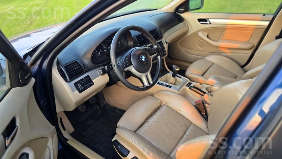 Blue BMW 320 2004 in Jelgava, with an engine capacity of 2.00 L and mileage of 288 thousand km for 3100 €, photo 10 on AUTOMOTO.COM.LV