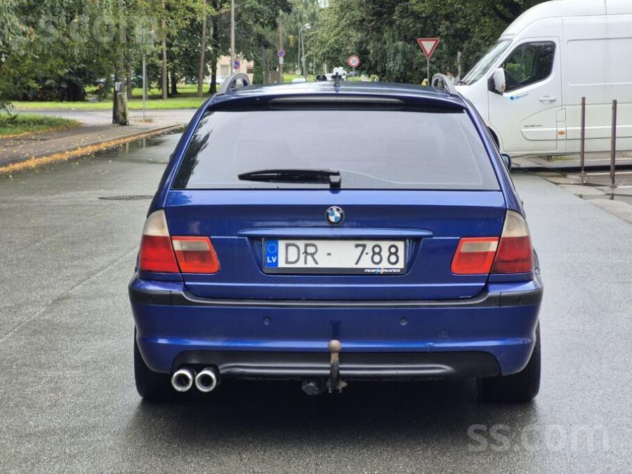 Blue BMW 320 2004 in Riga, with an engine capacity of 2.00 L and mileage of 340 thousand km for 3700 €, photo 6 on AUTOMOTO.COM.LV