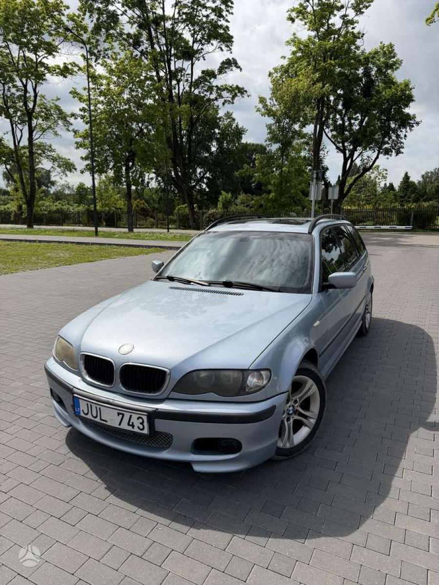 Blue BMW 320 2005 in Kaunas, with an engine capacity of 2.00 L and mileage of 385 thousand km for 1499 €, photo 1 on AUTOMOTO.COM.LV