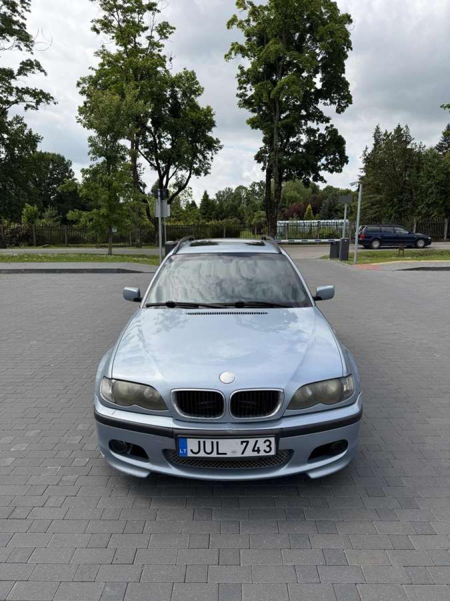 Blue BMW 320 2005 in Kaunas, with an engine capacity of 2.00 L and mileage of 385 thousand km for 1499 €, photo 5 on AUTOMOTO.COM.LV