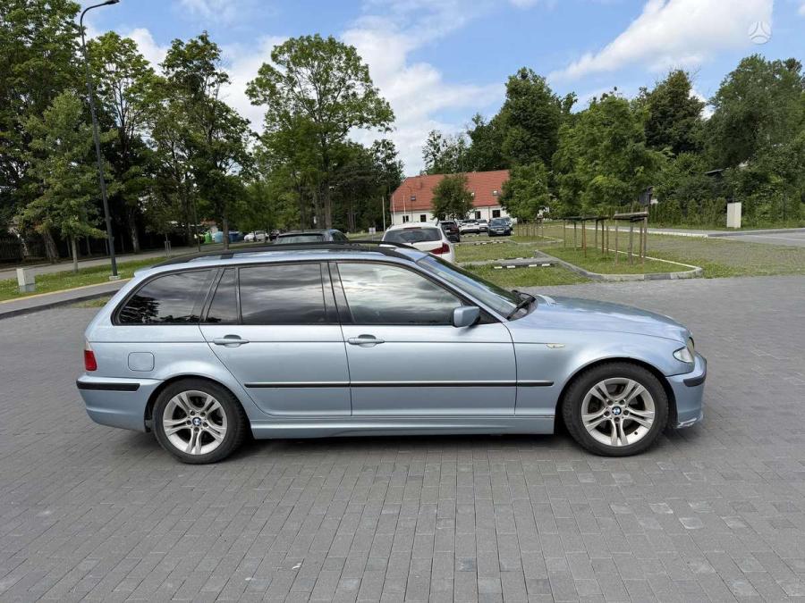Blue BMW 320 2005 in Kaunas, with an engine capacity of 2.00 L and mileage of 385 thousand km for 1499 €, photo 7 on AUTOMOTO.COM.LV