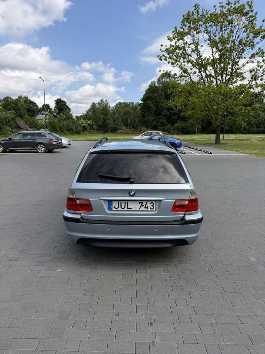 Blue BMW 320 2005 in Kaunas, with an engine capacity of 2.00 L and mileage of 385 thousand km for 1499 €, photo 10 on AUTOMOTO.COM.LV