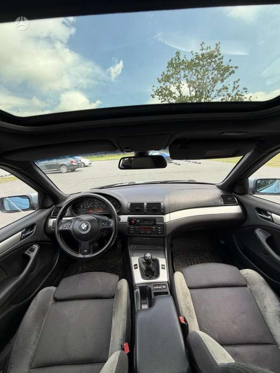 Blue BMW 320 2005 in Kaunas, with an engine capacity of 2.00 L and mileage of 385 thousand km for 1499 €, photo 14 on AUTOMOTO.COM.LV