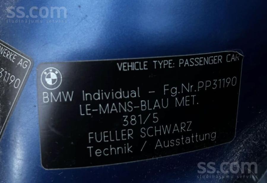 Zils BMW 320 2005 Tukums, ar dzinēja tilpumu 2.00 L un nobraukumu 346 tūkst. km par 3490 €, foto 17 vietnē AUTOMOTO.COM.LV