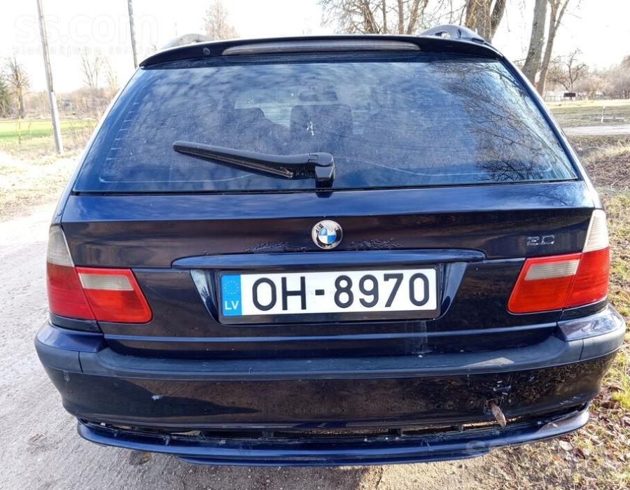 Blue BMW 320 2005 in Jekabpils, with an engine capacity of 2.00 L and mileage of 499 thousand km for 1100 €, photo 4 on AUTOMOTO.COM.LV