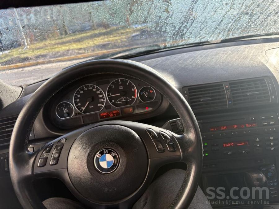 Blue BMW 320 2005 in Saldus, with an engine capacity of 2.00 L and mileage of 308 thousand km for 2000 €, photo 8 on AUTOMOTO.COM.LV
