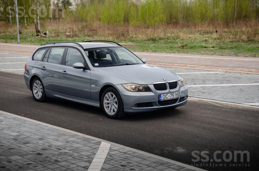 Blue BMW 320 2006 in Jelgava, with an engine capacity of 2.00 L and mileage of 263 thousand km for 3300 €, photo 6 on AUTOMOTO.COM.LV