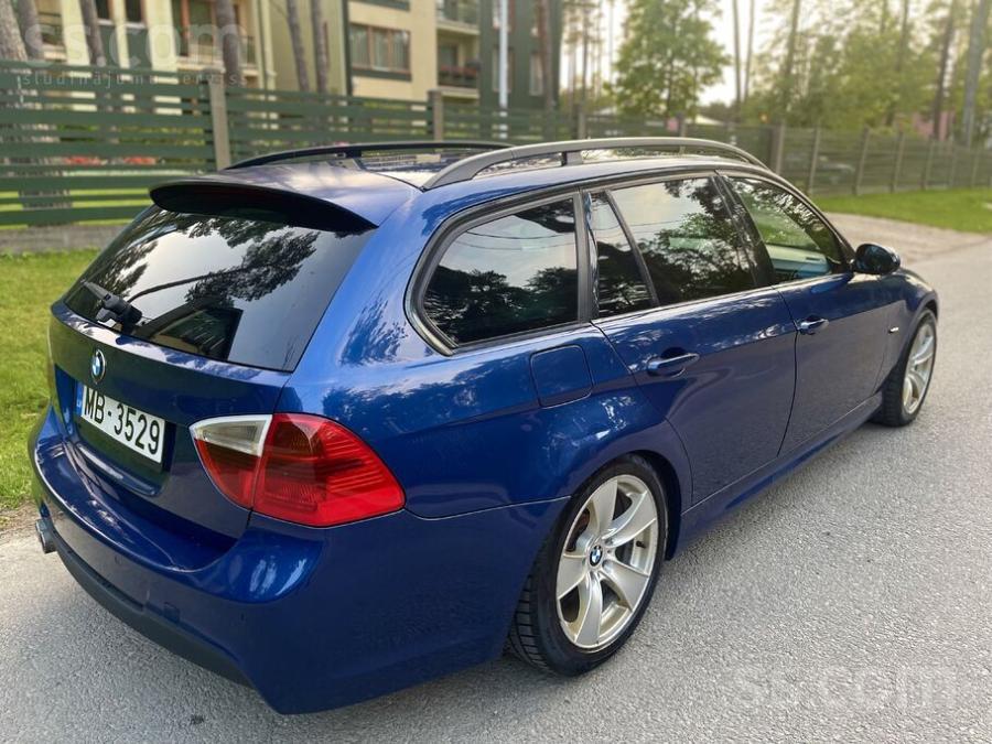 Blue BMW 320 2006 in Riga, with an engine capacity of 2.00 L and mileage of 390 thousand km for 1300 €, photo 6 on AUTOMOTO.COM.LV