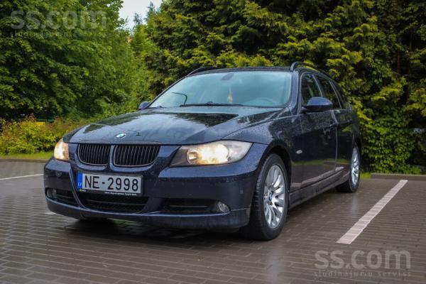 Blue BMW 320 2006 in Riga, with an engine capacity of 2.00 L and mileage of 358 thousand km for 2550 €, photo 2 on AUTOMOTO.COM.LV