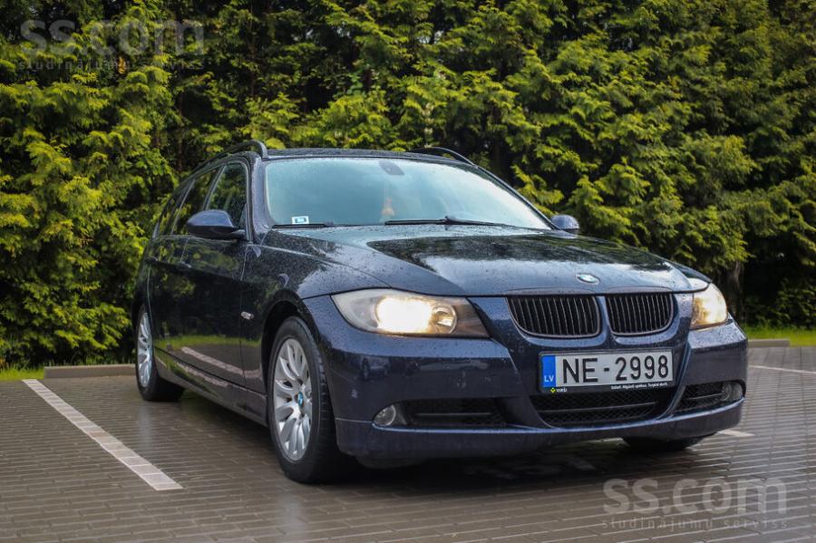 Blue BMW 320 2006 in Riga, with an engine capacity of 2.00 L and mileage of 358 thousand km for 2550 €, photo 4 on AUTOMOTO.COM.LV