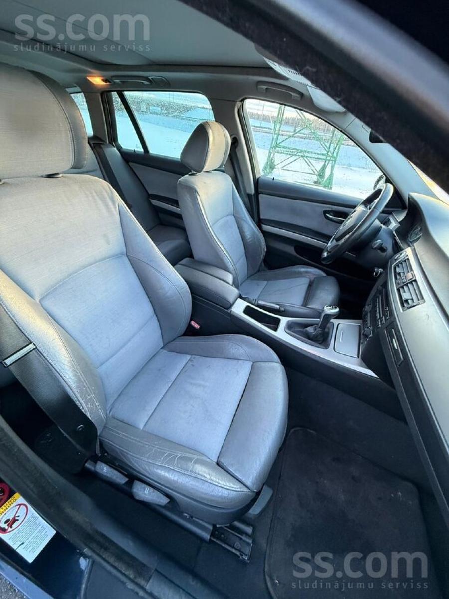 Blue BMW 320 2006 in Riga, with an engine capacity of 2.00 L and mileage of 0 thousand km for 3499 €, photo 9 on AUTOMOTO.COM.LV