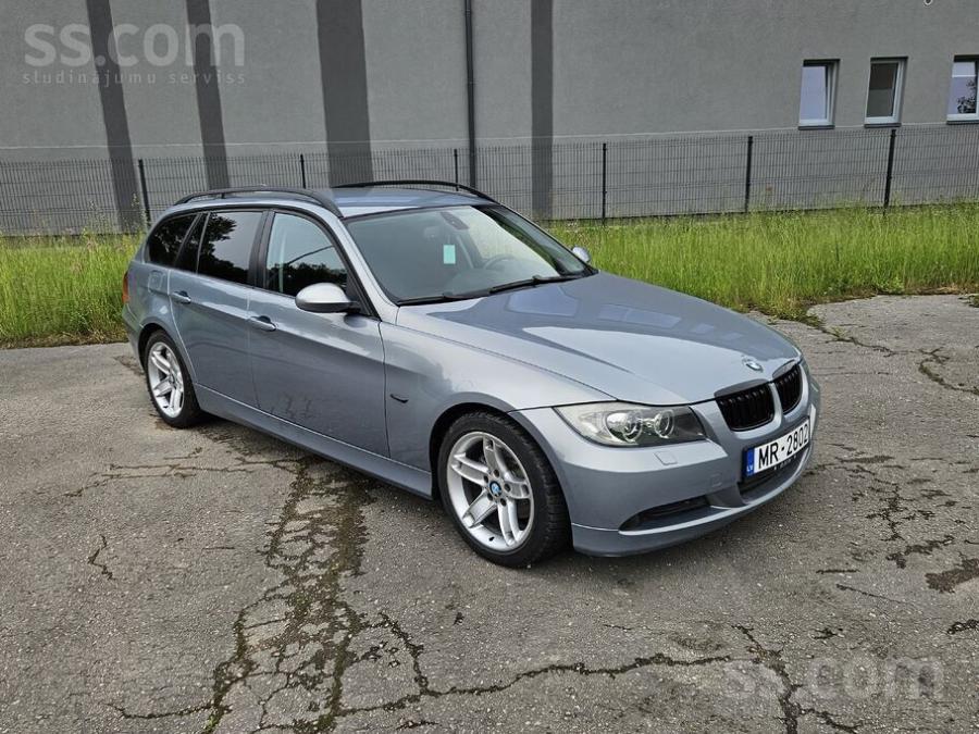 Blue BMW 320 2006 in Riga, with an engine capacity of 2.00 L and mileage of 361 thousand km for 3700 €, photo 1 on AUTOMOTO.COM.LV