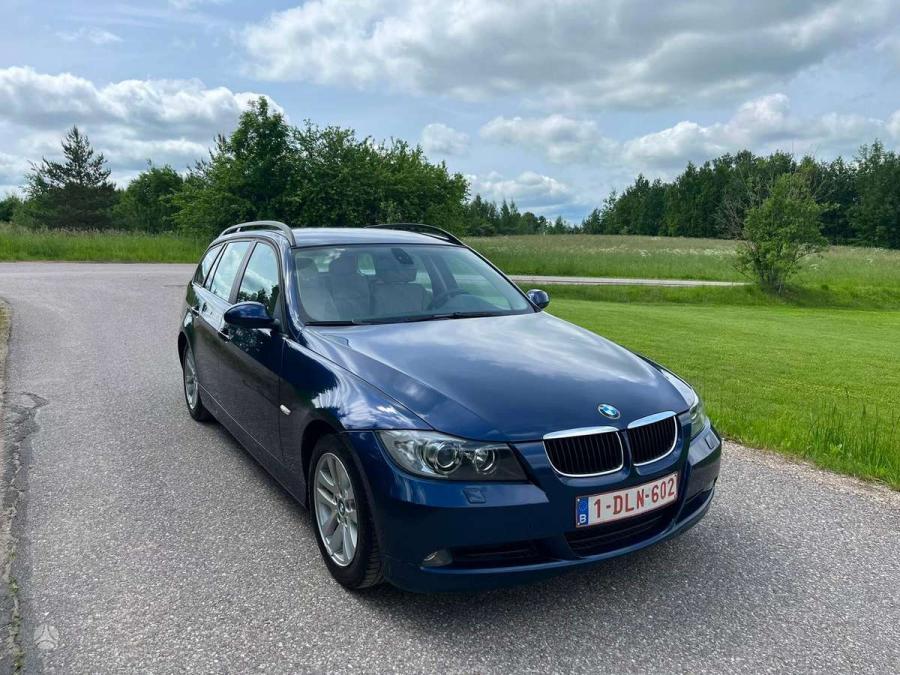 Blue BMW 320 2006 in Utena, with an engine capacity of 2.00 L and mileage of 207 thousand km for 2950 €, photo 1 on AUTOMOTO.COM.LV