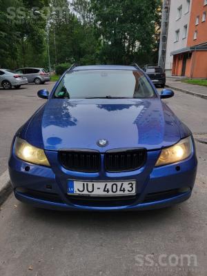 Blue BMW 320 2007 in Riga, with an engine capacity of 2.00 L and mileage of 318 thousand km for 2350 €, photo 5 on AUTOMOTO.COM.LV