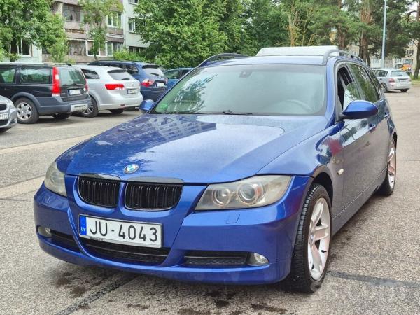 Blue BMW 320 2007 in Riga, with an engine capacity of 2.00 L and mileage of 0 thousand km for 2490 €, photo 1 on AUTOMOTO.COM.LV